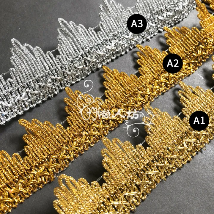 Gold silver lace accessories triangle beard webbing with sharp corners ... Gold silver lace accessories triangle beard webbing with sharp corners ...