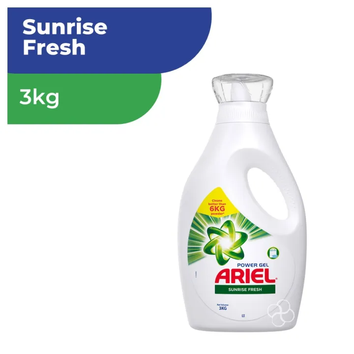 Ariel Sunrise Fresh Power Gel Detergent 3kg | Lazada PH