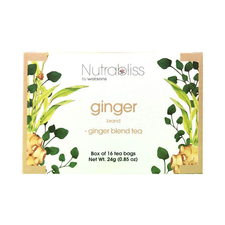 WATSONS NUTRABLISS Ginger Brand Ginger Blend Tea | Lazada PH