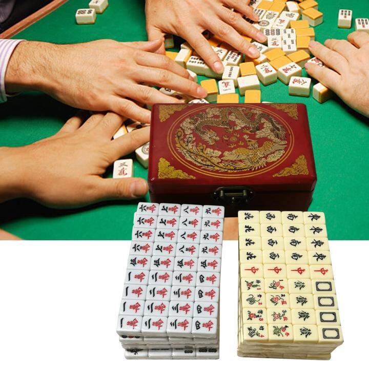 Miatoo Traditional Chinese Mahjong Set Board Game Leisure Time Game for ...