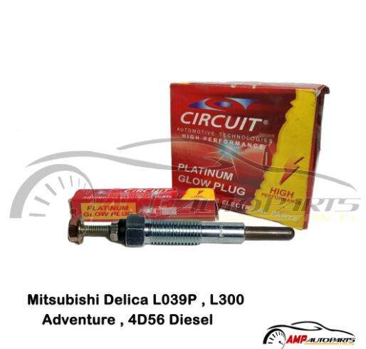 Glow Plug for Mitsubishi Delica , L300 , Adventure , 4D56 Diesel ...