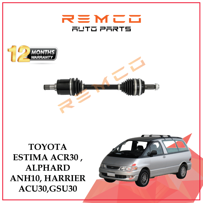 TOYOTA ESTIMA ACR30 / ALPHARD ANH10 / HARRIER ACU30,GSU30 2WD , DRIVE ...
