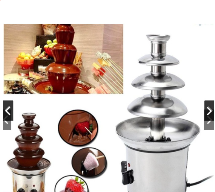 BIG Chocolate Fountain Chocolate Waterfall Melting Machine Stainless ...
