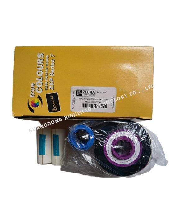 Zebra ZXP7 Card Printer 800077-749 YMCKOK Color Ribbon 750 Images For ...
