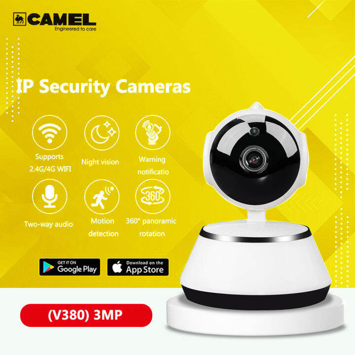 Q6 PRO 1080P IP Cam 360 Degree Rotato PTZ Control 3D Panoramic HD WiFi ...