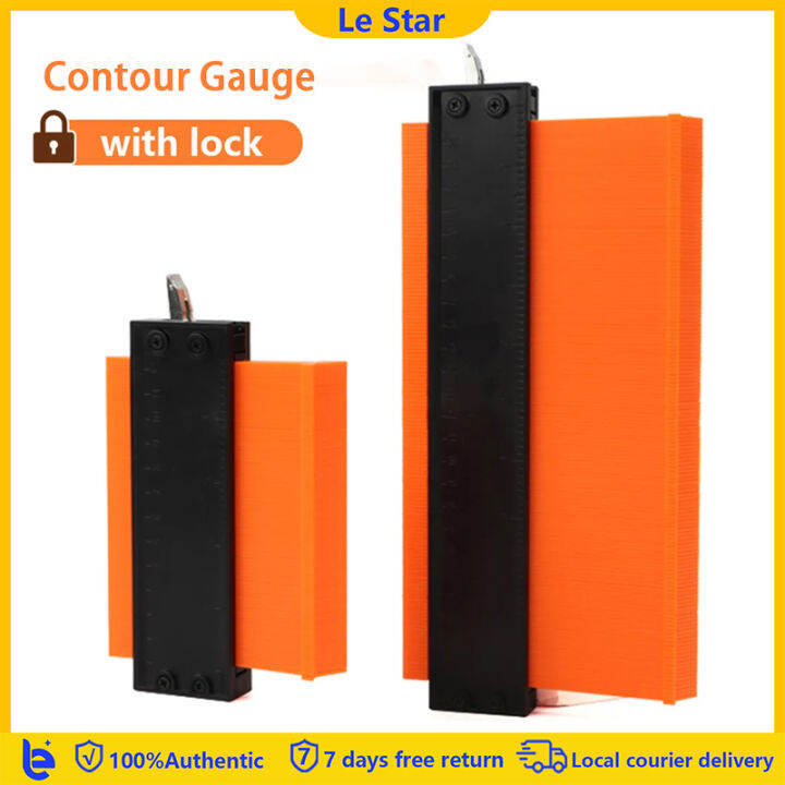 Adjustable Lock Contour Gauge Profile Duplicator Tool Alloy Edge ...