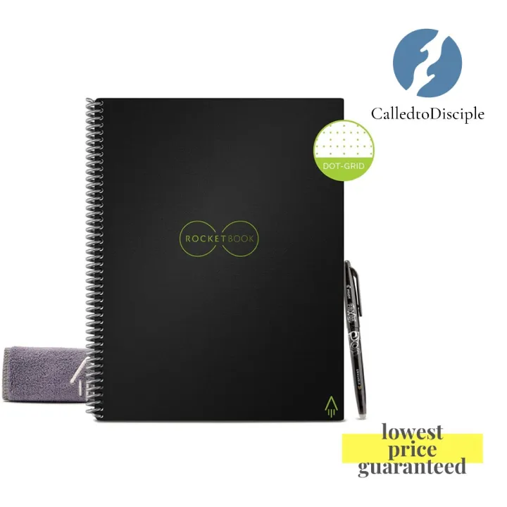 Rocketbook Core Smart Reusable Notebook Dot Grid Eco Friendly Notebook Amazon Lazada Ph