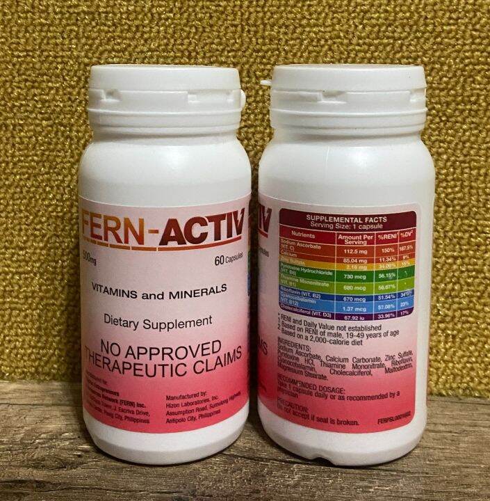 FERN ACTIV MULTIVITAMINS AND MINERALS (AUTHENTIC) | Lazada PH