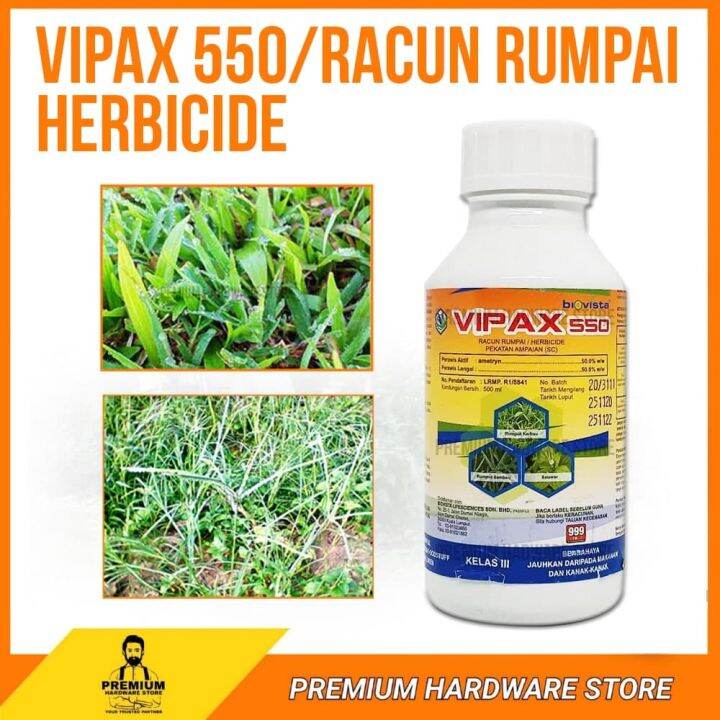BIOVISTA Vipax 550 500ML Ametryn 50% Herbicide Racun Rumpai Rumput Pait ...
