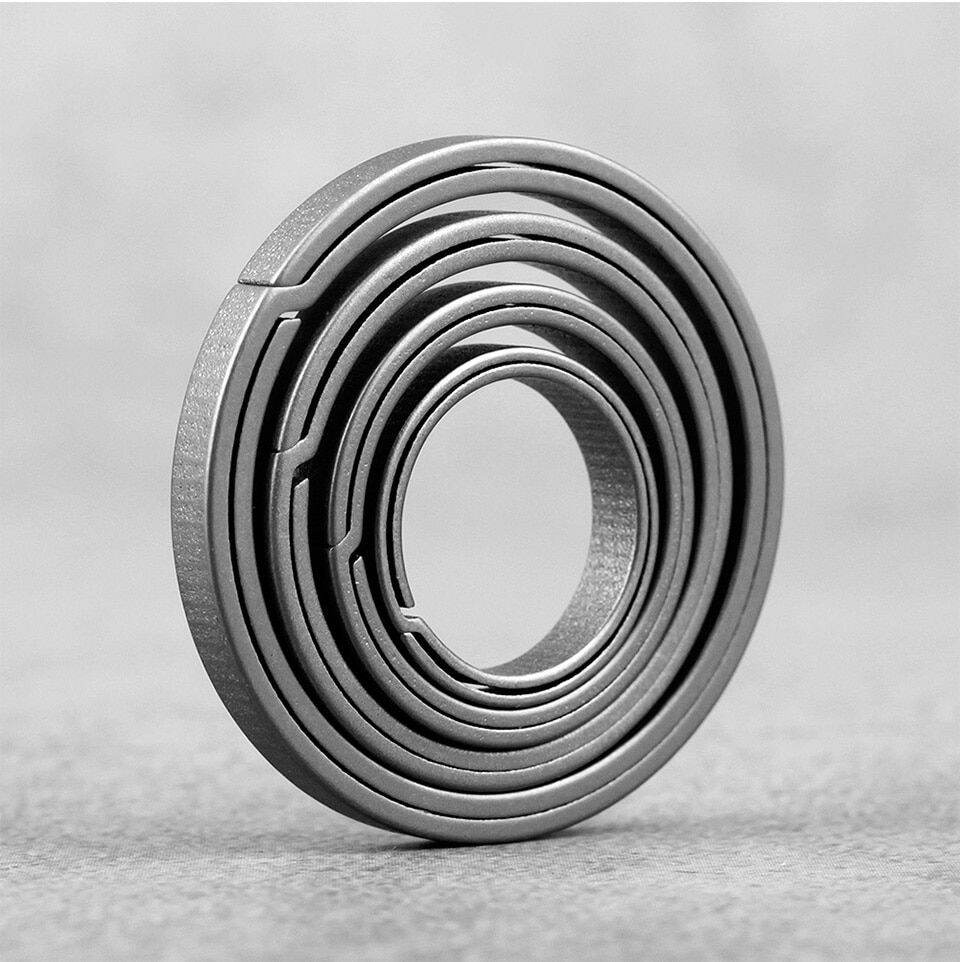 Real TITANIUM Alloy Key Keychains จี้หัวเข็มขัด Super น้ำหนักเบา Man ...