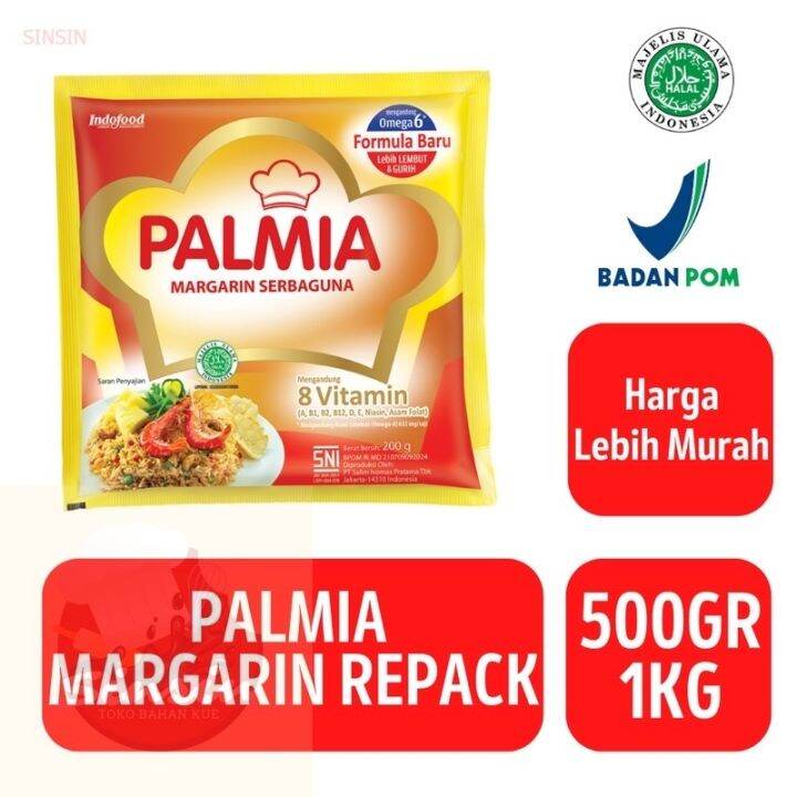 Palmia Margarin Kemasan Repack [500g / 1kg] | Lazada Indonesia