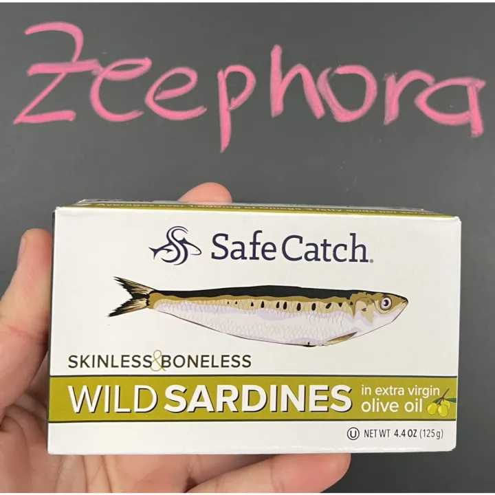 Safe Catch Wild Sardines in Extra Virgin Olive Oil Wild-Caught Skinless ...