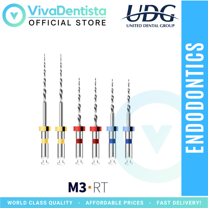 UDG M3 RT Retreatment Files (6pcs/pack) Dental Endodontic Rotary Files ...