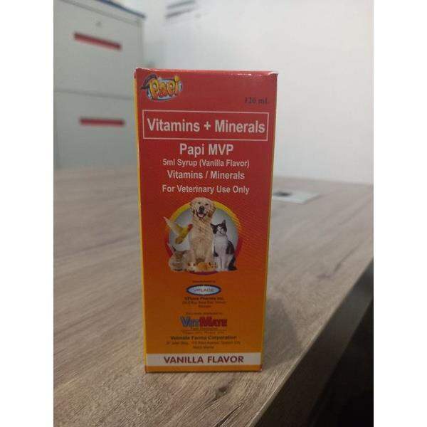 Reptiles house Papi MVP multivitamins 120mL for dogs and cats | Lazada PH