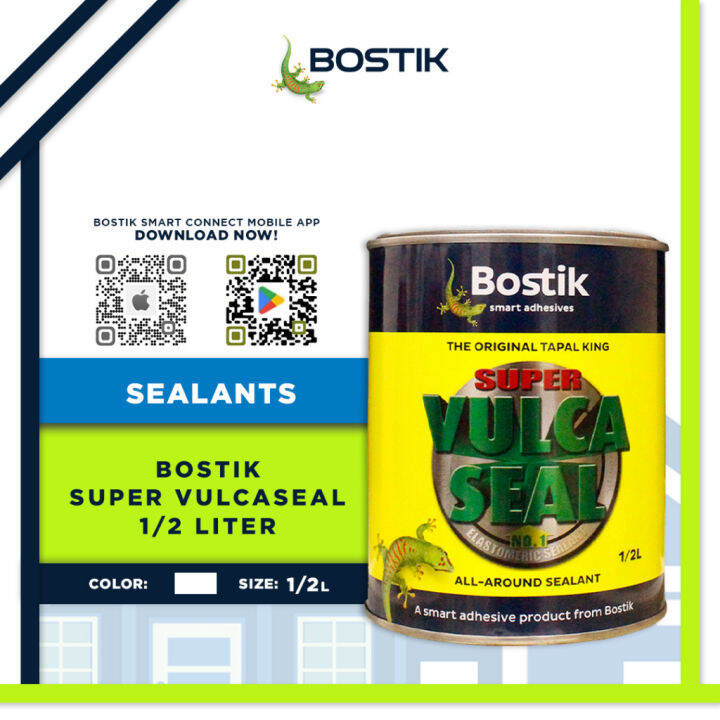 ♪Bostik Super Vulcaseal 12 Liter - Ready to use for sealing, patching ...