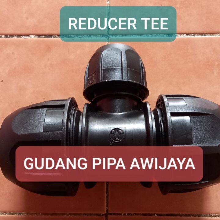 FITTING PIPA HDPE REDUCER TEE 90mm x 63mm / SAMBUNGAN PIPA HDPE TEE | Lazada Indonesia