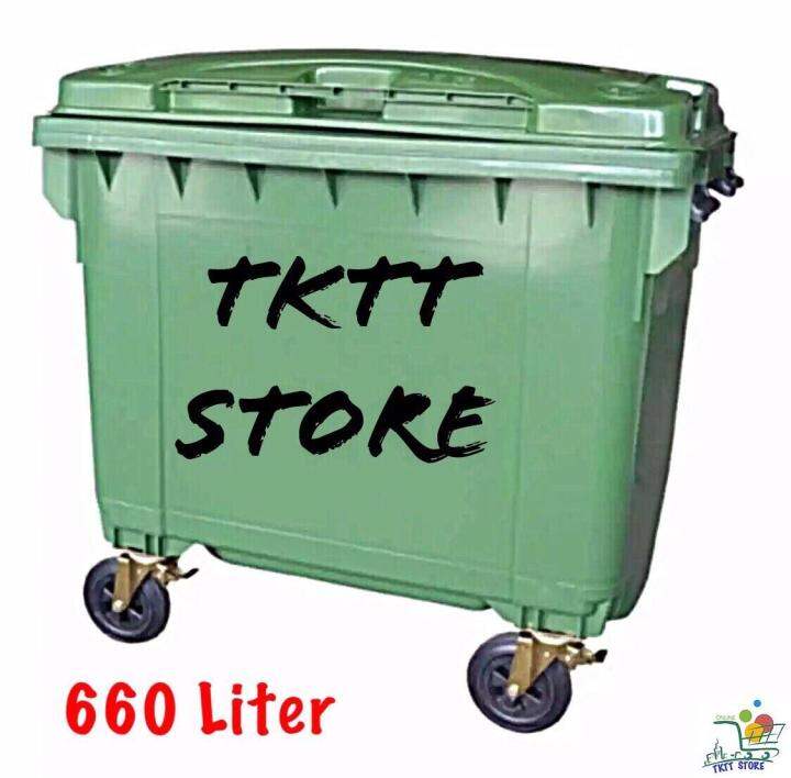 BELIMURAH 660 Liter Fibre Plastic Dustbin/ Recycle Bin/ Garbage Bin ...