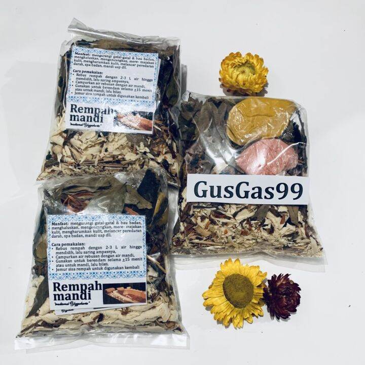 (2x Pakai BESAR) Rempah Mandi Tradisional Rempah Spa Berendam Rendam ...