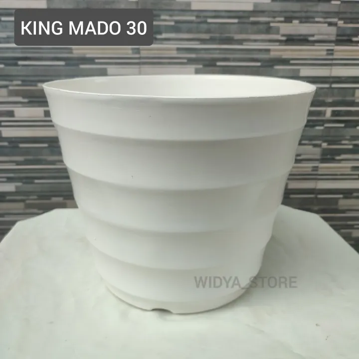 Pot JUMBO ukuran 30 cm KING MADO Pot Besar Pot Bunga Murah Pot tanaman ...