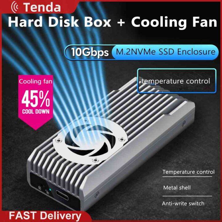 M.2 Solid State Hard Disk Fan Heatsink Heat Radiator Cooling Silicon ...