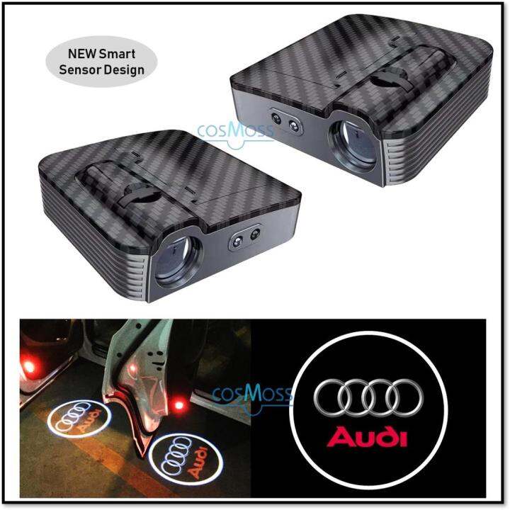 2pcs Universal Wireless Car Projection LED Projector Door Ghost Light ...