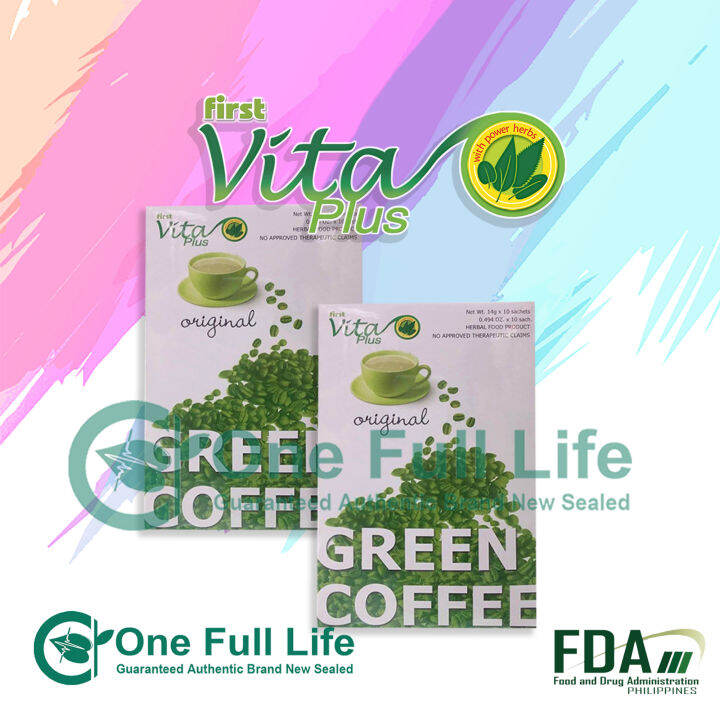 First Vita Plus Coffee ORIGINAL FLAVOR 2 Boxes | Lazada PH