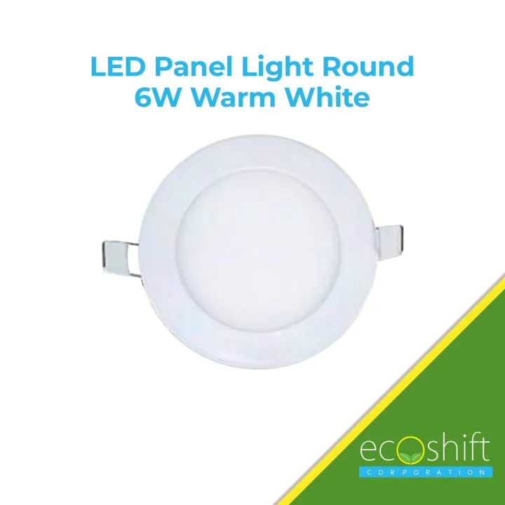 Ecoshift LED Panel Light Recessed Round 3W 6W 12W 18Watts ES111 | Lazada PH