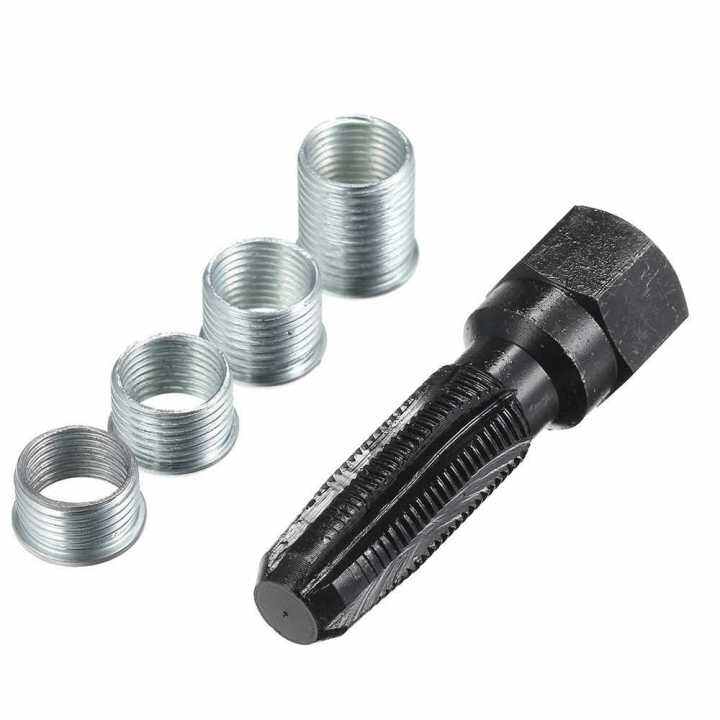 New 14MM Spark-plug Cylinder Rethread Tool Kit Screw Regenerator ...
