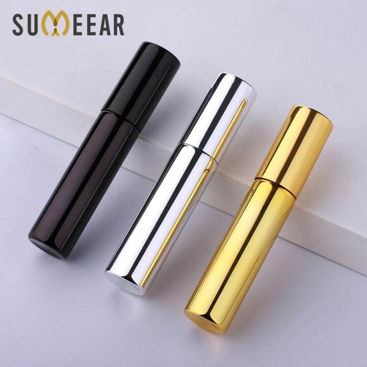 10ML Perfume Bottles UV Coated Glass Refillable with Aluminum Atomizer ...