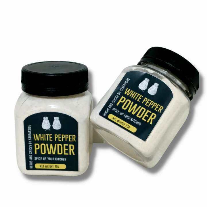 Streatside Herbs and Spices White Pepper Powder 100g | Lazada PH