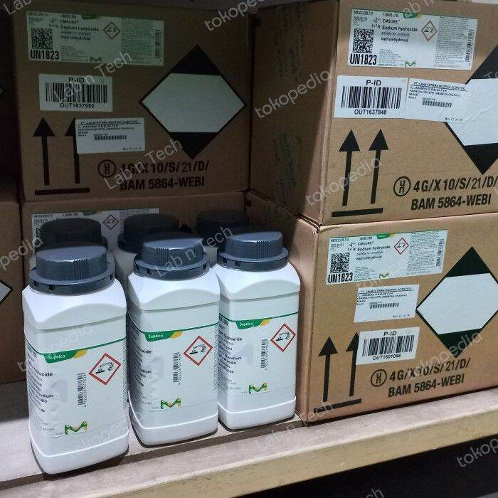 1.06498.1000 Sodium Hydroxide Pellets pro analysis 1 kg Merck | Lazada ...