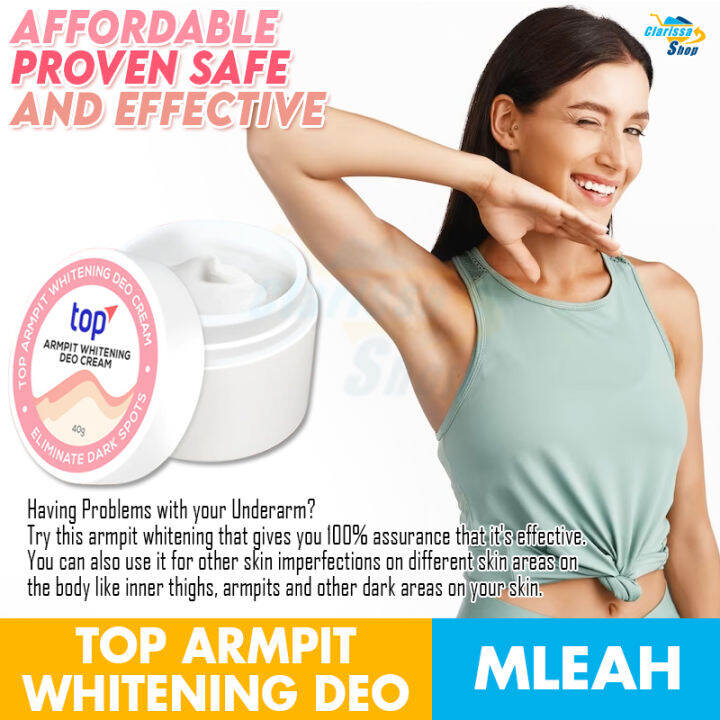 Mleah TOP Armpit Whitening Deo Cream 40g 3 in 1 Whitening Cream, Anti ...