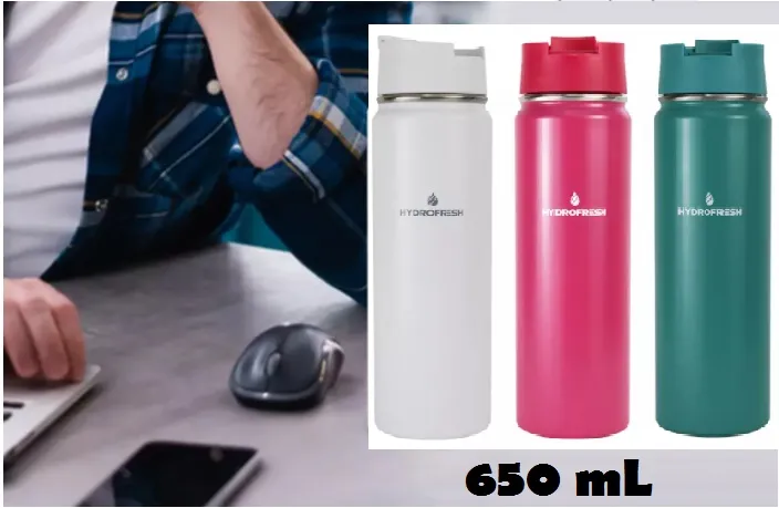 Hydrofresh Stainless Tumbler With Flip Lid (650mL) | Lazada PH