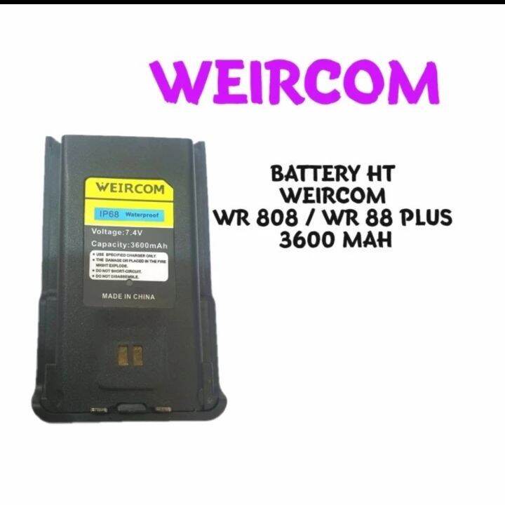 BATTERY HT WEIRCOM WR 88 PLUS WR 808 ORIGINAL | Lazada Indonesia