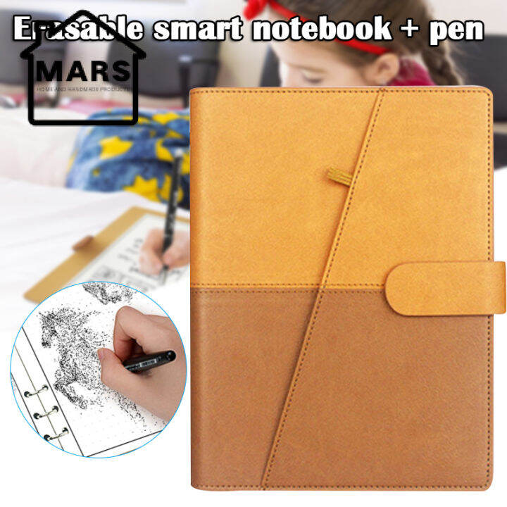 MARS Smart Reusable Erasable Notebook Notepad Note Pad With Pen For ...