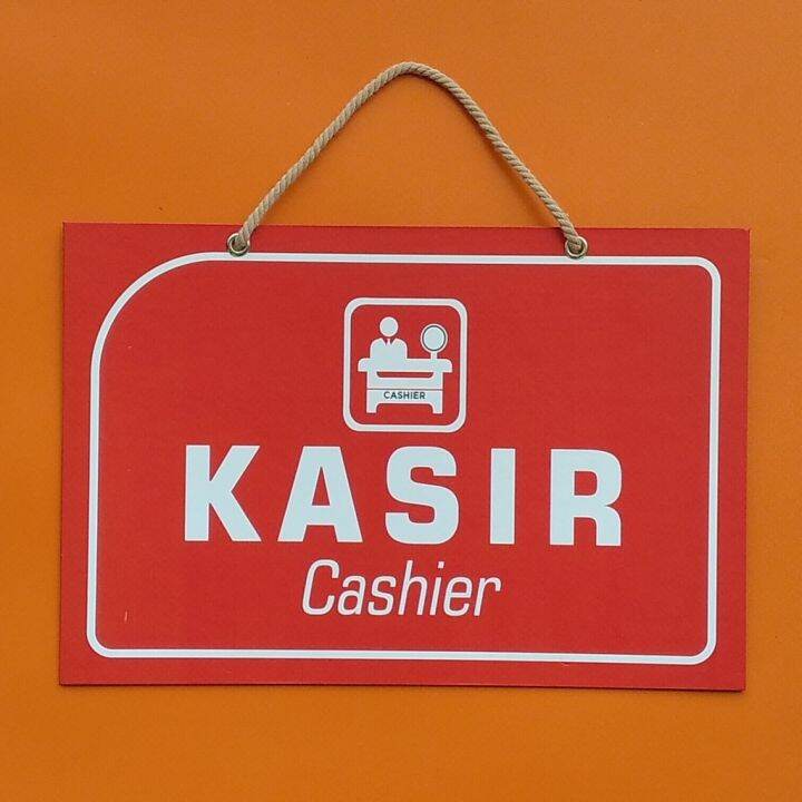 Hard Poster - Poster Gantung - Poster Kasir - Poster Cashier - Tulisan ...