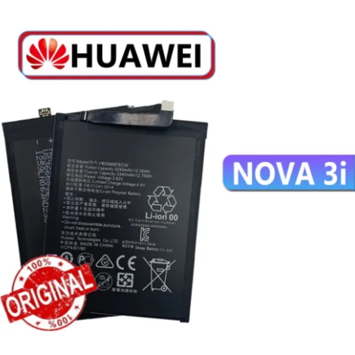 ☁COD Replacement Original Huawei Nova 3i Nova 2i Battery HB356687ECW | Lazada PH