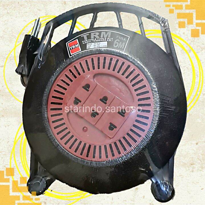 KABEL ROLL 6 meter TRM box kabel 6m SK910L | Lazada Indonesia
