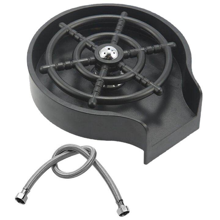 Automatic Glass Rinser Bar Coffee Cup Cleaner Kitchen Sink Pitcher ...