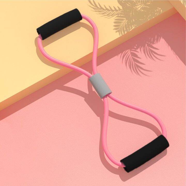 Tali Stretching Fitness Gym Yoga 8 Toning Tube Tali Olahraga JS8 Alat ...