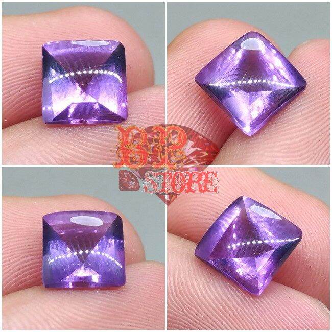 Batu Permata Kecubung Ungu Amatis Asli | Lazada Indonesia