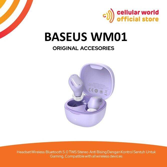 Wireless Earbuds Baseus TWS WM01 Garansi Resmi Indonesia | Lazada Indonesia