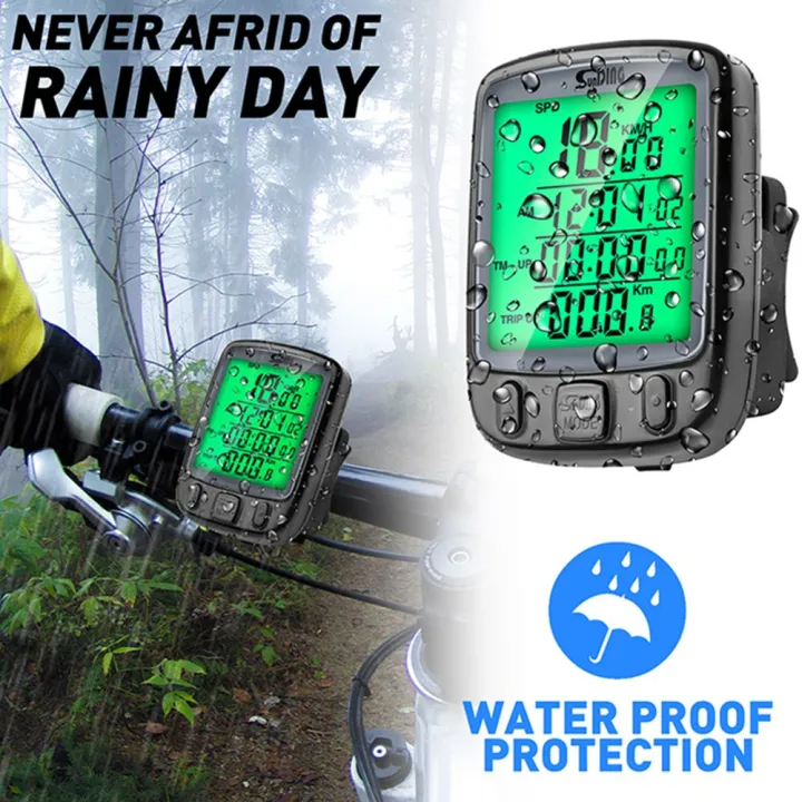 ENCOUNT Suitable for Cycling LCD Display Digital Computer Waterproof ...