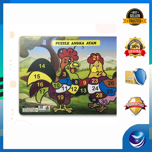 Puzzle Besar Angka Ayam - Penerbit Andi | Lazada Indonesia