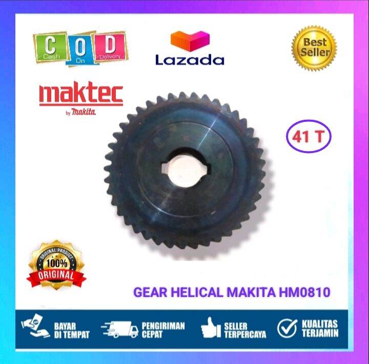 GEAR HELICAL BOR MAKITA HM0810 GIGI NANAS BOR BETON JACK HAMMER GEAR ...