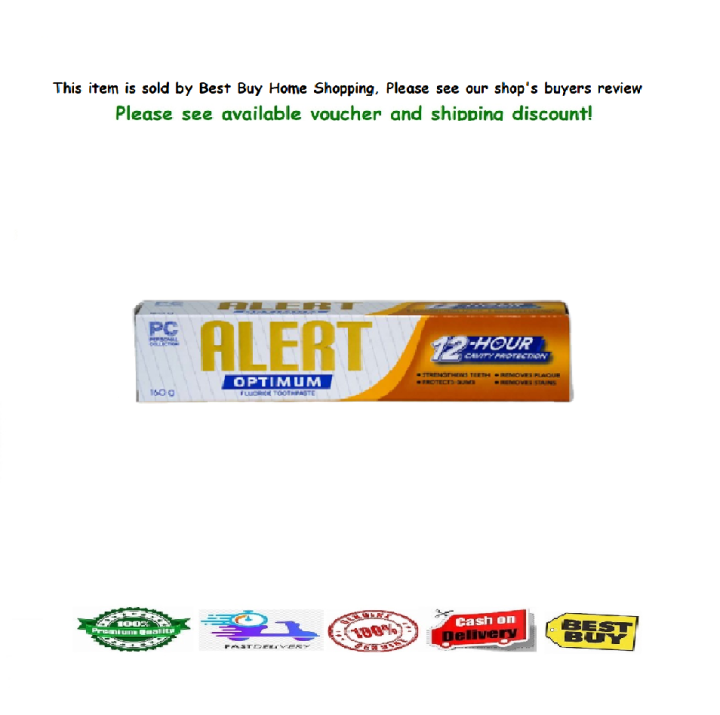 Alert Optimum Flouride Toothpaste By Personal Collection | Lazada PH