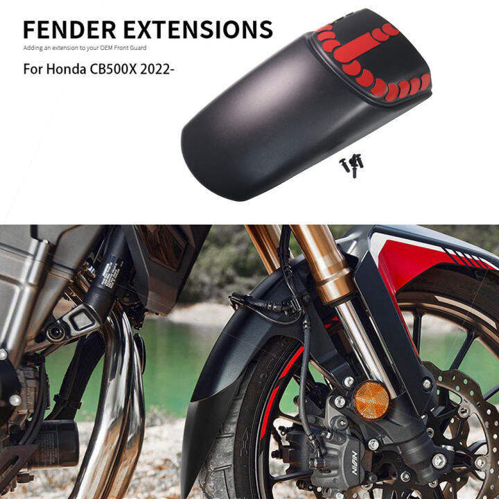 CB500X Motorcycle Essories Front Fender Mudguard Extender Extension For ...