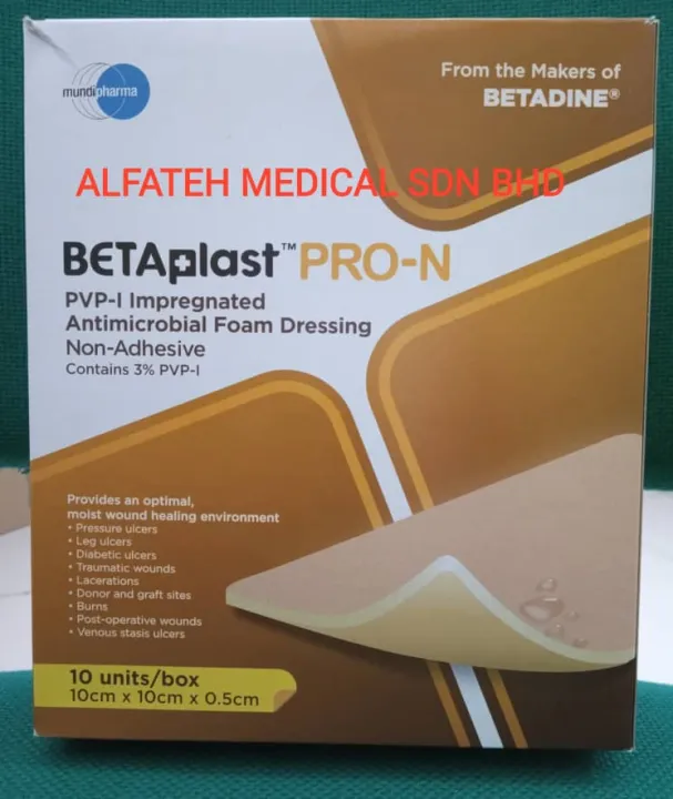 BETAplast PRO-N Antimicrobial Foam Dressing (1piece) | Lazada