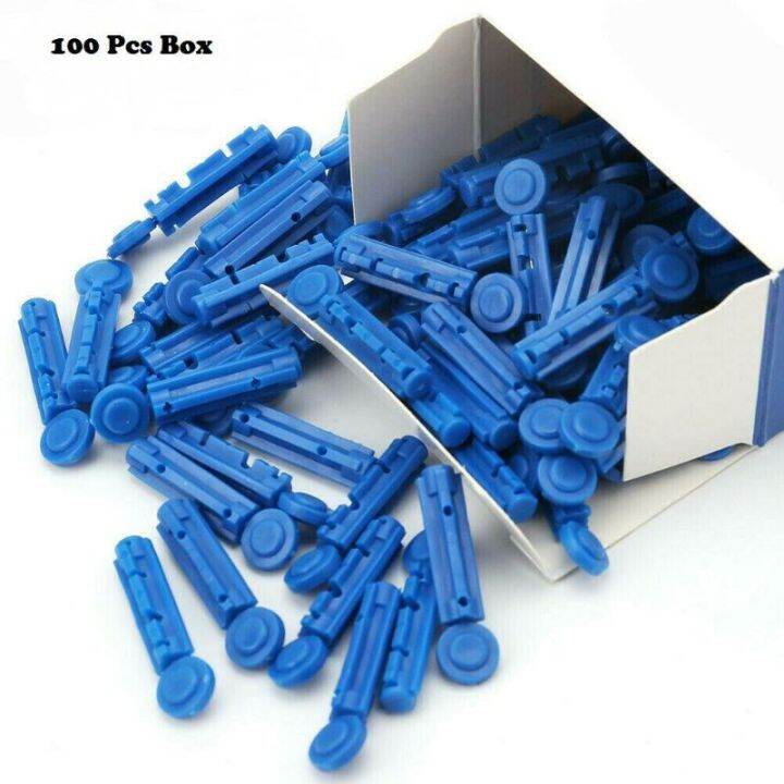 Blood Lancet Round Universal 100pcs/box (Needle Finger Pricking for ...