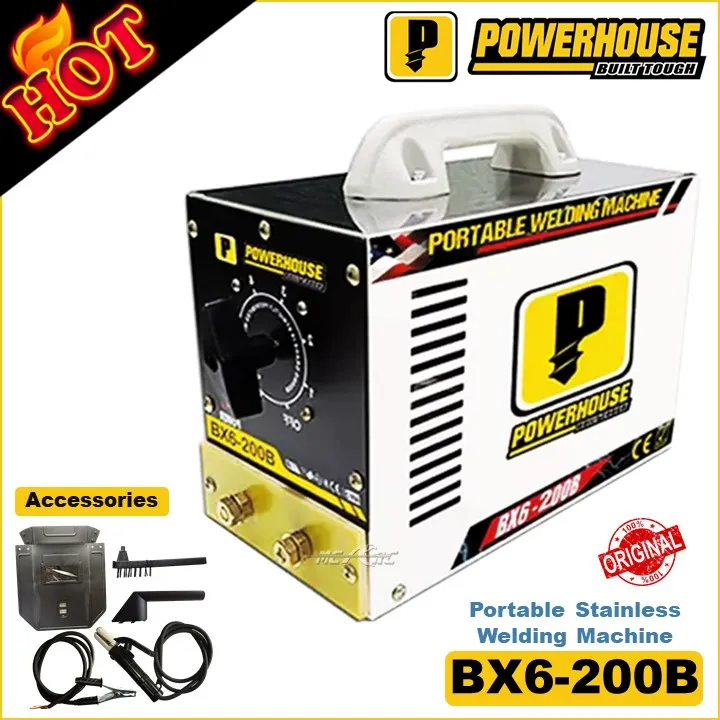 Powerhouse BX-6 200 Portable Welding Machine Stainless Body 200A PHWM Original | MC ARC ...